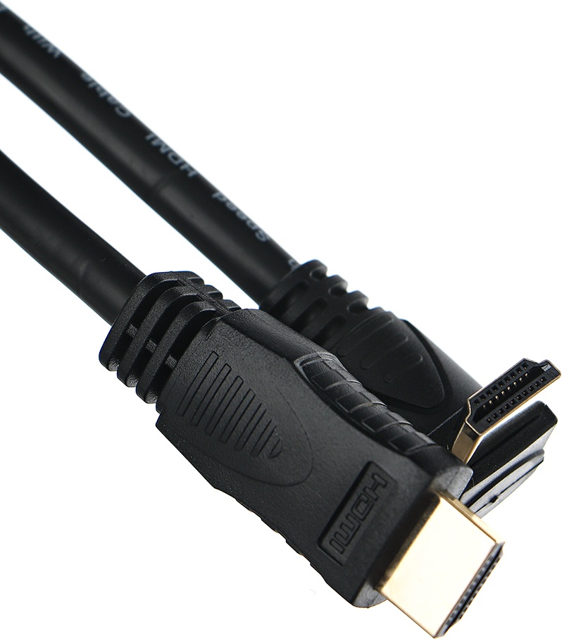 Кабель HDMI to HDMI-угловой коннектор 90град 1.8м, 2.0V VCOM