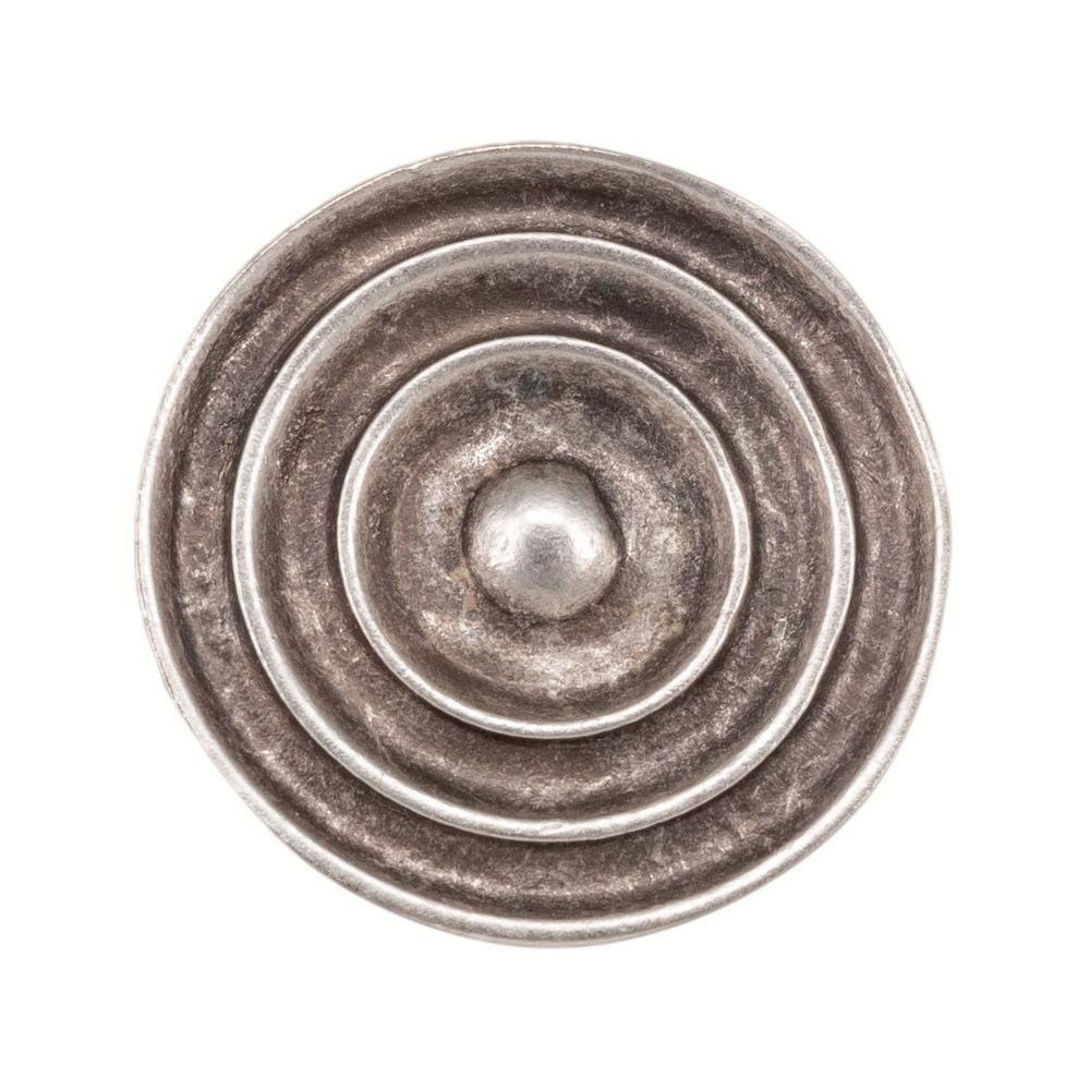 Кольцо бижутерное Круги OTOKODESIGN 55884 серебристое р.OS