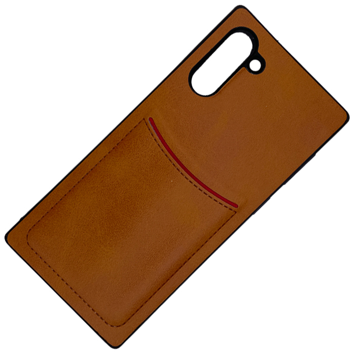 Чехол с кармашком iLevel для Samsung Galaxy Note 10 (светло-коричневый)