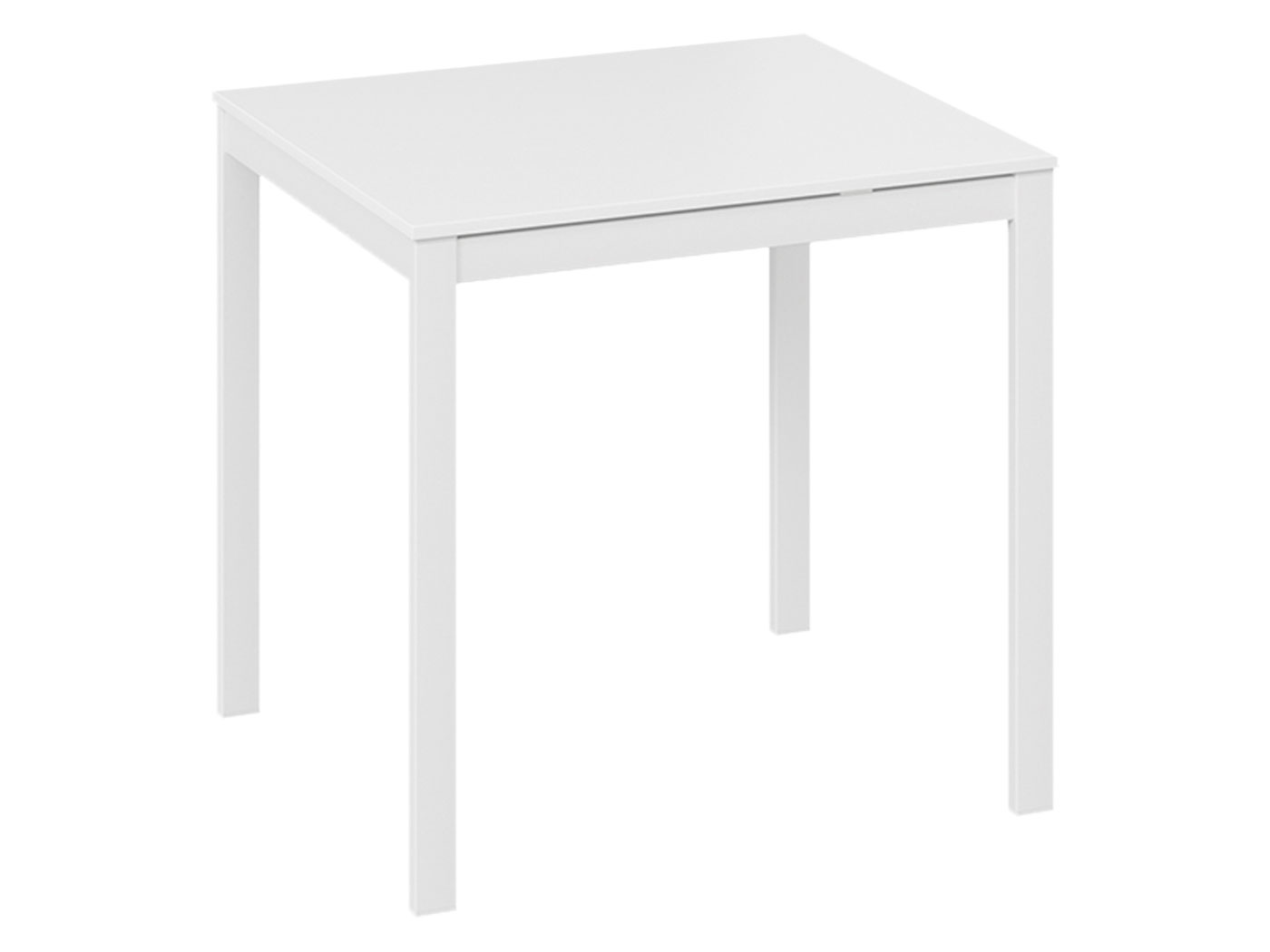 Кухонный стол ТриЯ Слайд Белый матовый / Белый 790 мм
