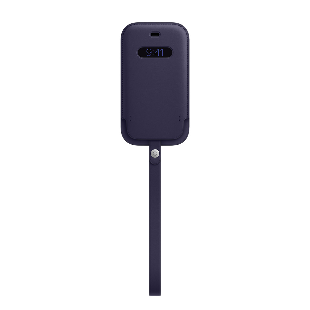 Чехол Apple для смартфона iPhone 12 mini Leather Sleeve MagSafe Deep Violet (MK093ZE/A)