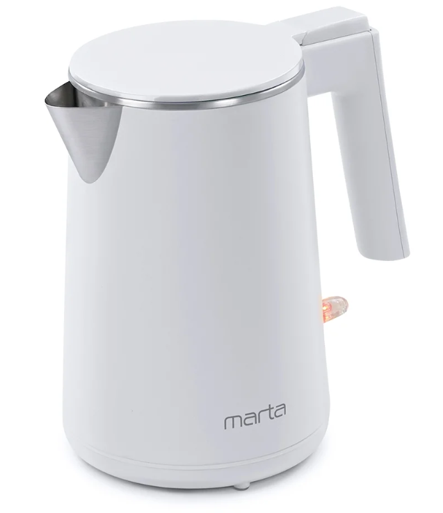 Чайник электрический MARTA MT-4591 1 л белый