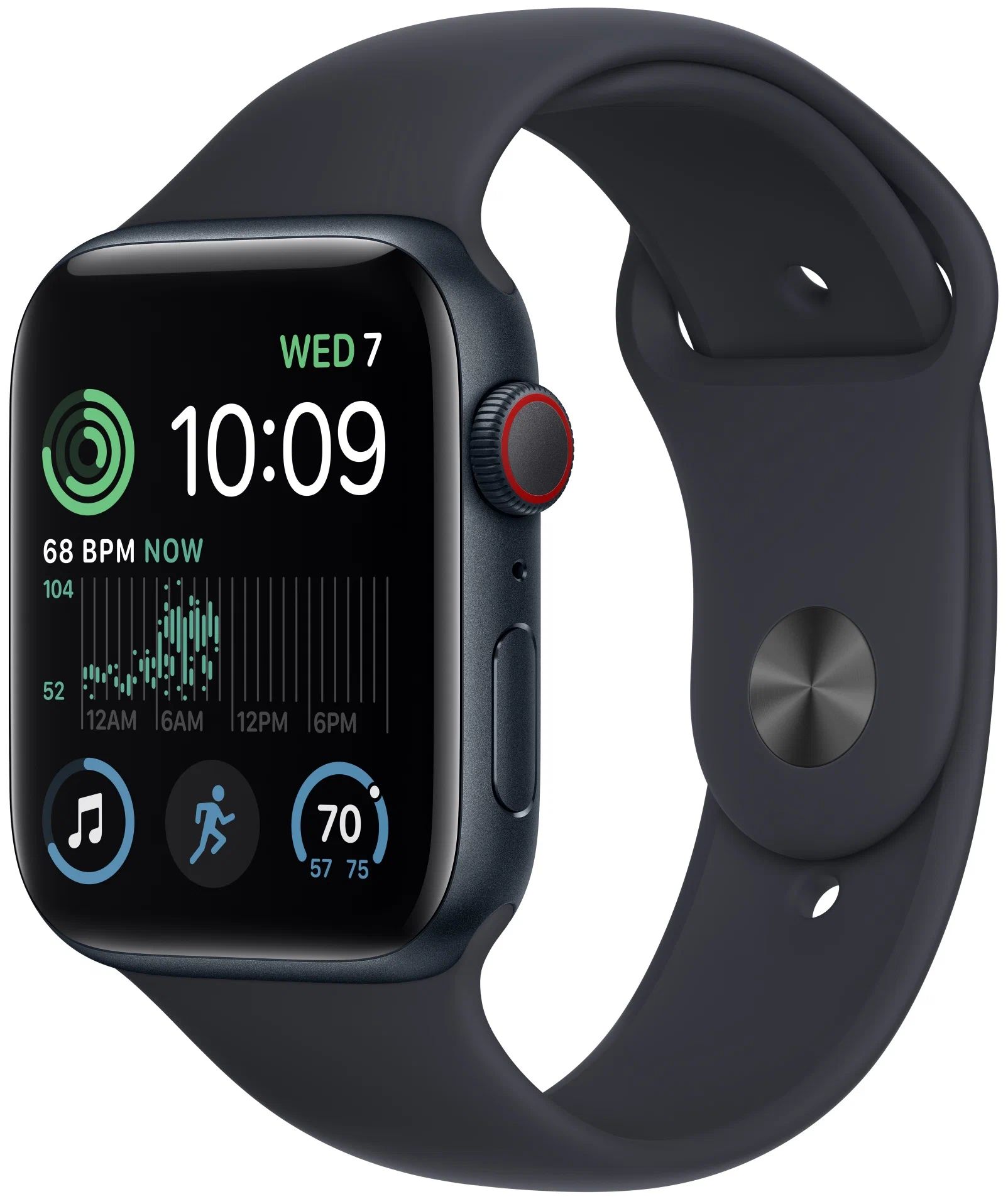 Смарт-часы Apple Watch SE (2022) GPS 40мм Aluminum Case with Sport Band Темная ночь M/L