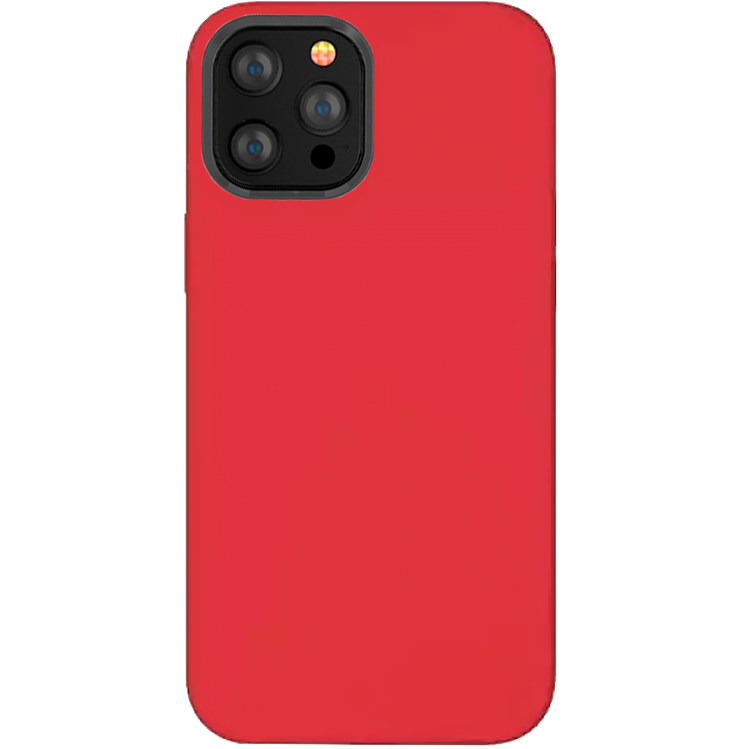 Чехол PQY Macaron для iPhone 12/12 Pro Красный