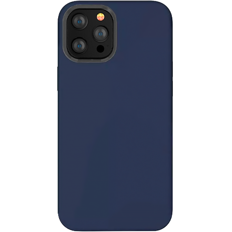 Чехол PQY Macaron для iPhone 12 Pro Max Phone Синий