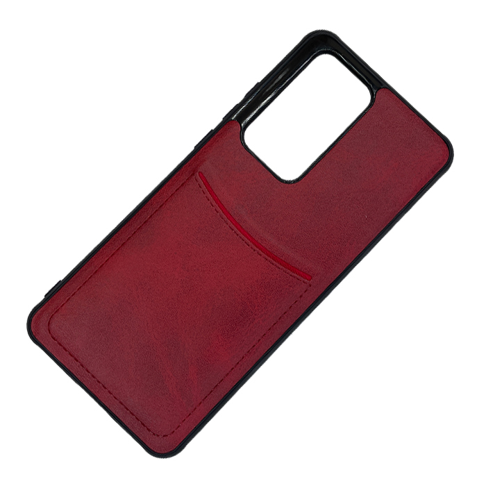 Чехол с кармашком iLevel для Huawei P40 (красный)