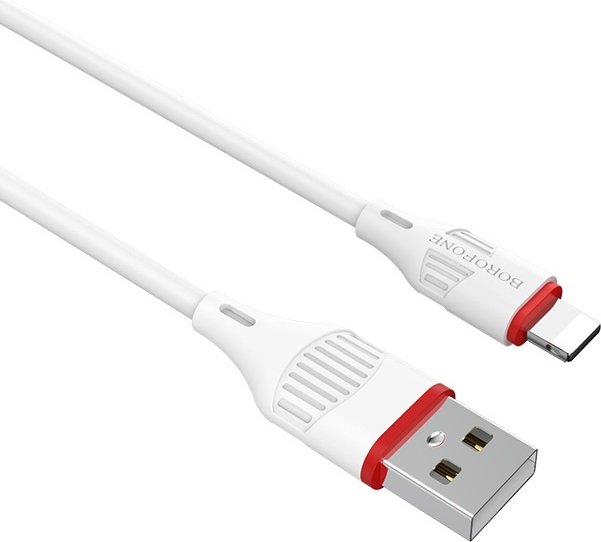Кабель USB*2.0 Am - Lightning Borofone BX17 White, белый - 1 метр BX17i White