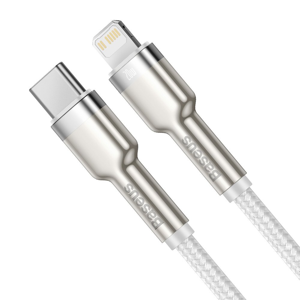 Baseus Cafule Series Metal Data Cable Type-C to iPhone PD 20W 1m CATLJK-A02 кабель Белый