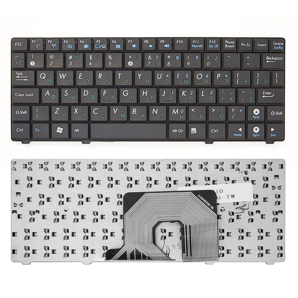 Клавиатура TopON для ноутбука Asus Eee PC 900HA, 900SD, S101, T91, T91M, T91MT Series
