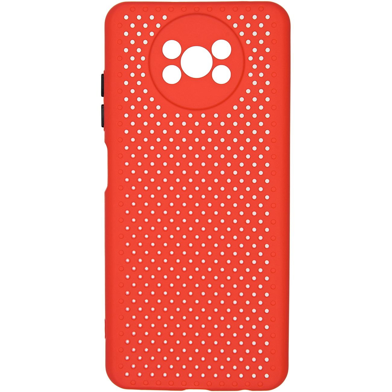 Чехол Carmega для Xiaomi POCO X3 NFC DOT red