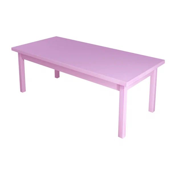 Журнальный стол Solarius Классика дерево 140х70х46, цвет розовый