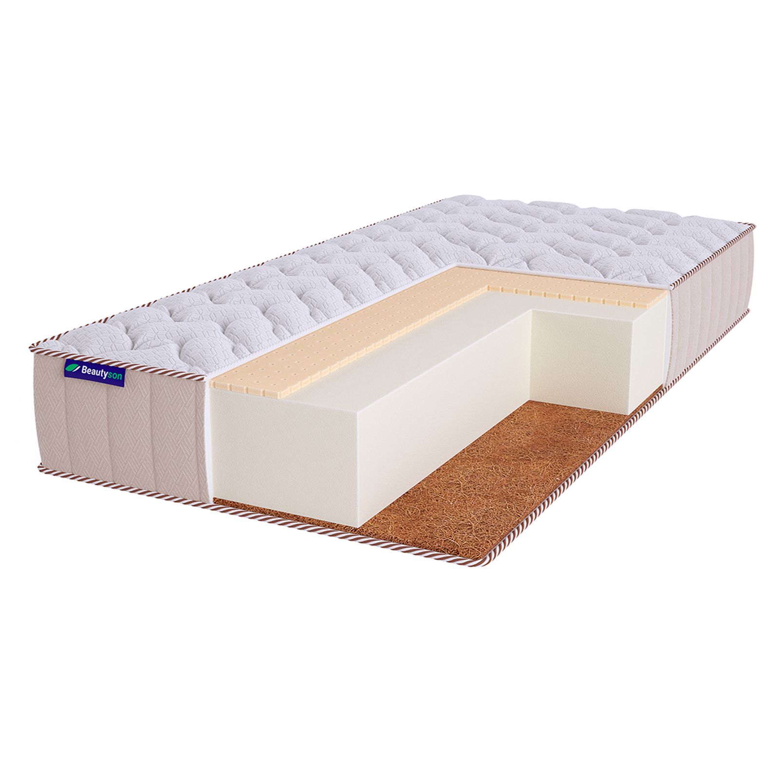 Матрас Beautyson Roll Foam 18 Balance Lux, 90х145, 22 см, беспружинный
