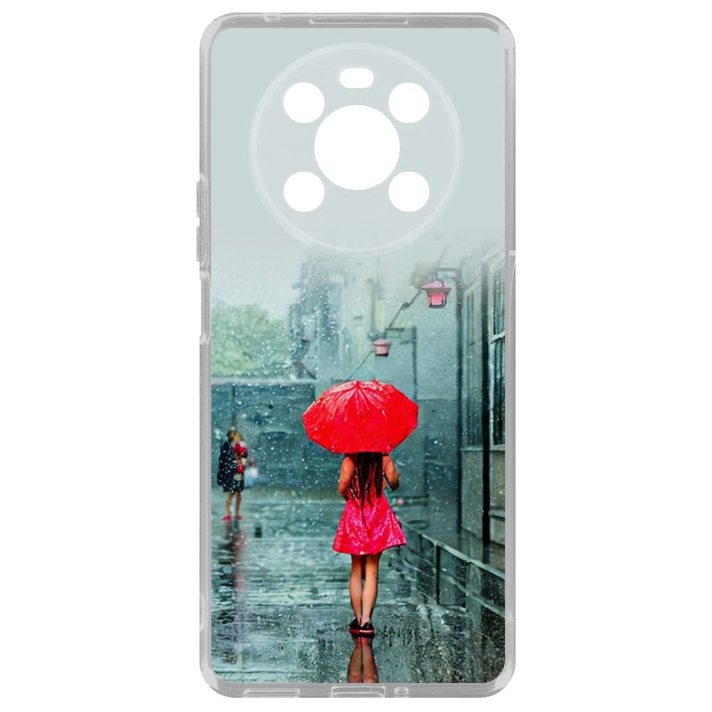 Чехол-накладка Кейс Красный зонтик для Honor X30