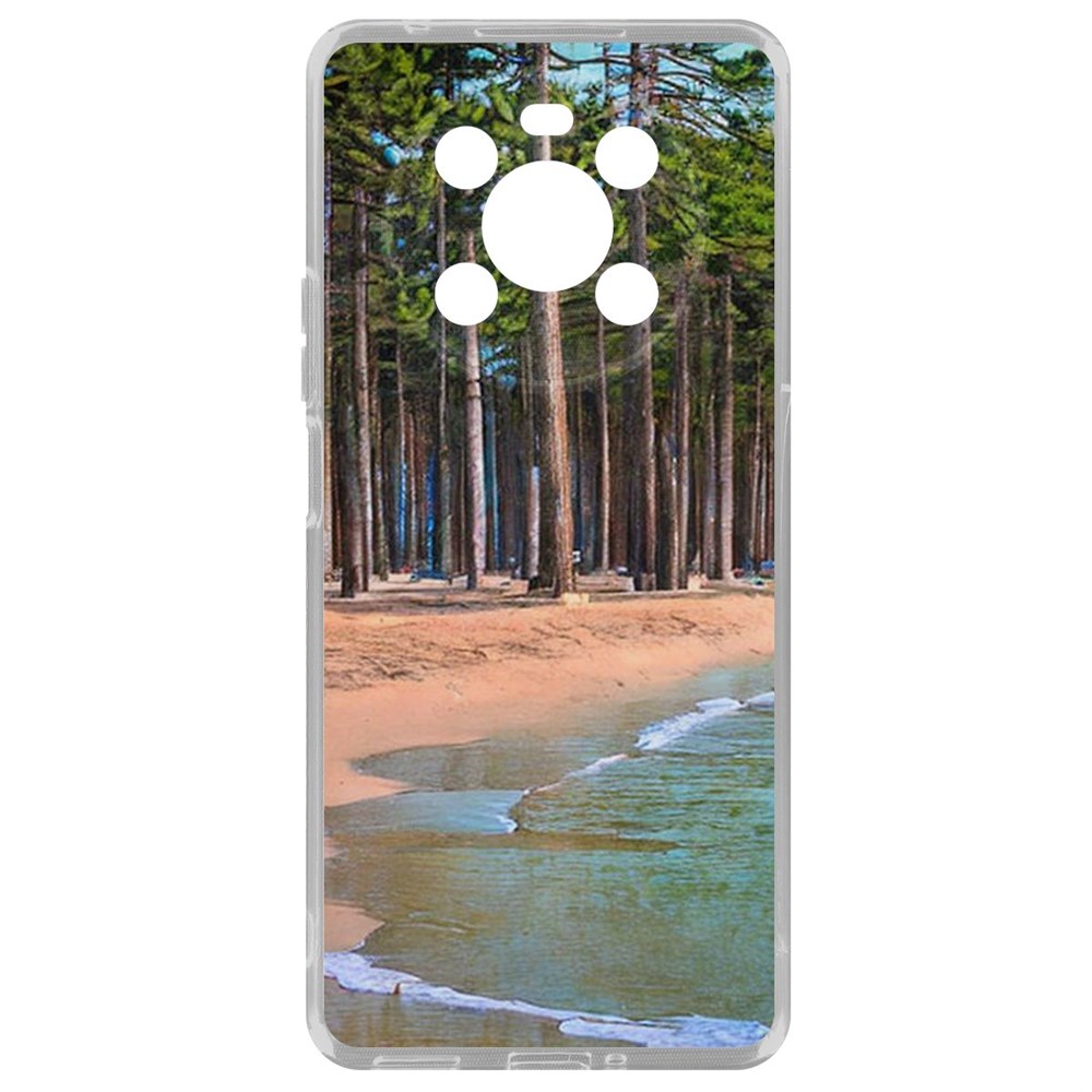 Чехол-накладка Кейс Сосновый пляж для Honor X30