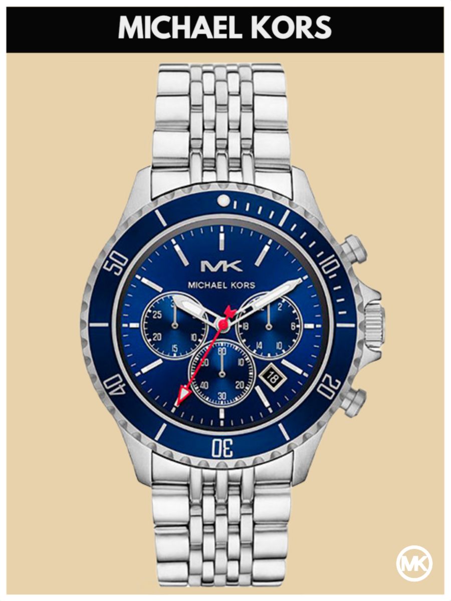 Наручные часы мужские Michael Kors MK8896 серебристые