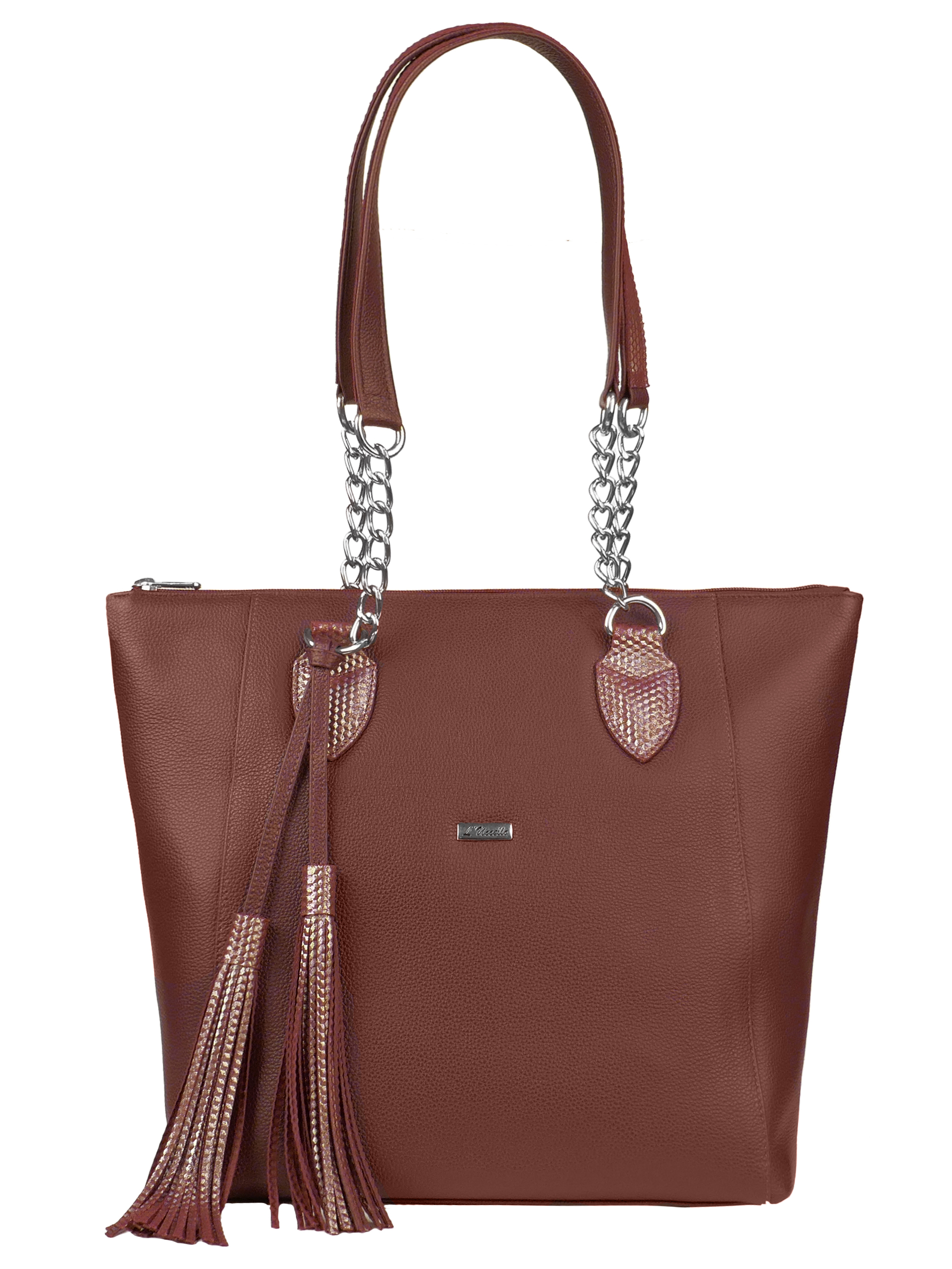 Комплект (брелок+сумка) женский L'Uccello 4046, бордовый