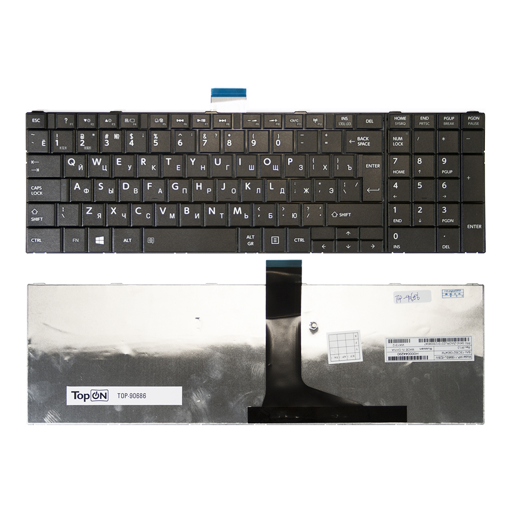 Клавиатура TopON для ноутбука Toshiba C850, L850, P850 Series