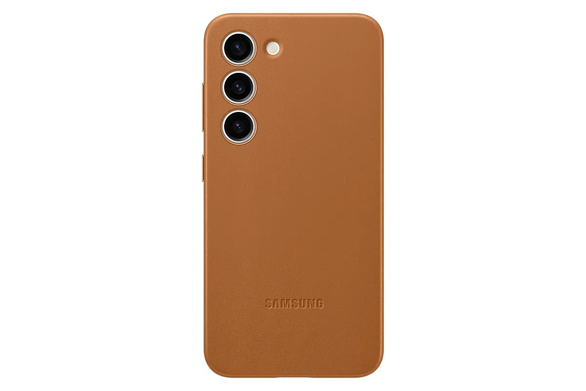 Чехол Samsung Leather Cover S23, Песочно-бежевый