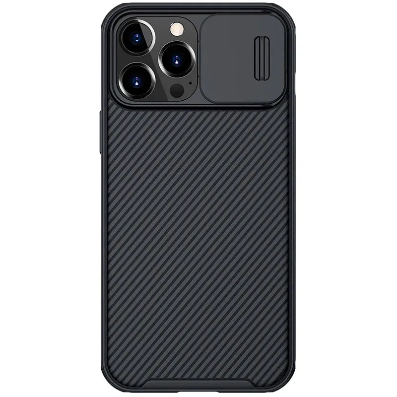Чехол из пластика и TPU Nillkin CamShield Pro Magnetic для iPhone 13 Pro Max, черный