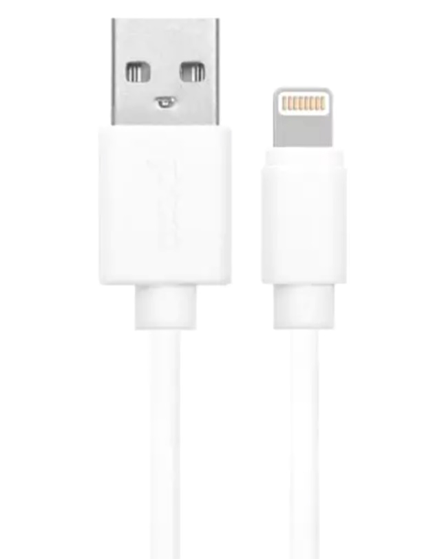 Кабель Pero DC-03 8-pin Lightning, 2А, 1м, White (PRDC-038P1MW)