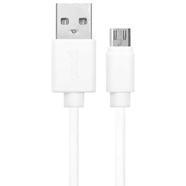 Кабель Pero DC-03 micro-USB, 2А, 2м, White (PRDC-03MU2MW)