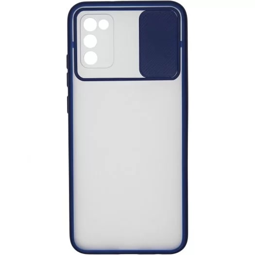 Чехол Carmega для Samsung Galaxy A02 Camera blue (CAR-SC-SMGLA02CMBL)