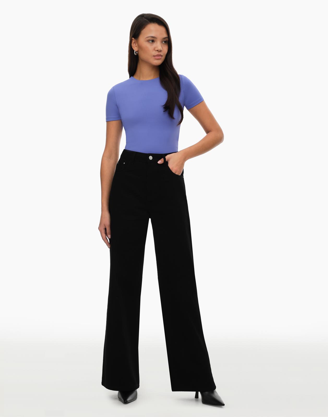 Брюки женские Gloria Jeans GJN028219 черные 40/164