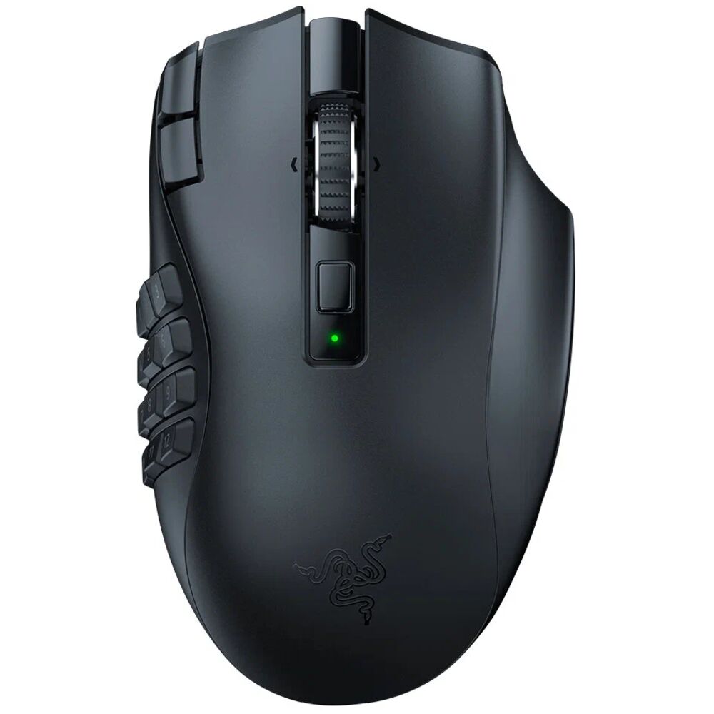 Беспроводная игровая мышь Razer Naga V2 HyperSpeed черный (RZ01-03600100-R3G1)