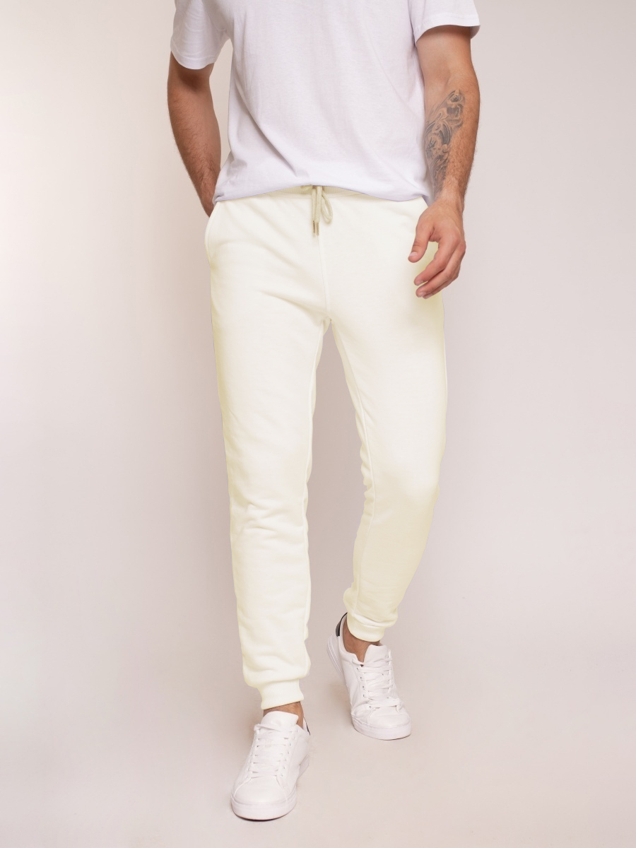 Спортивные брюки мужские Uzcotton UZ-M-SH-P белые XXL