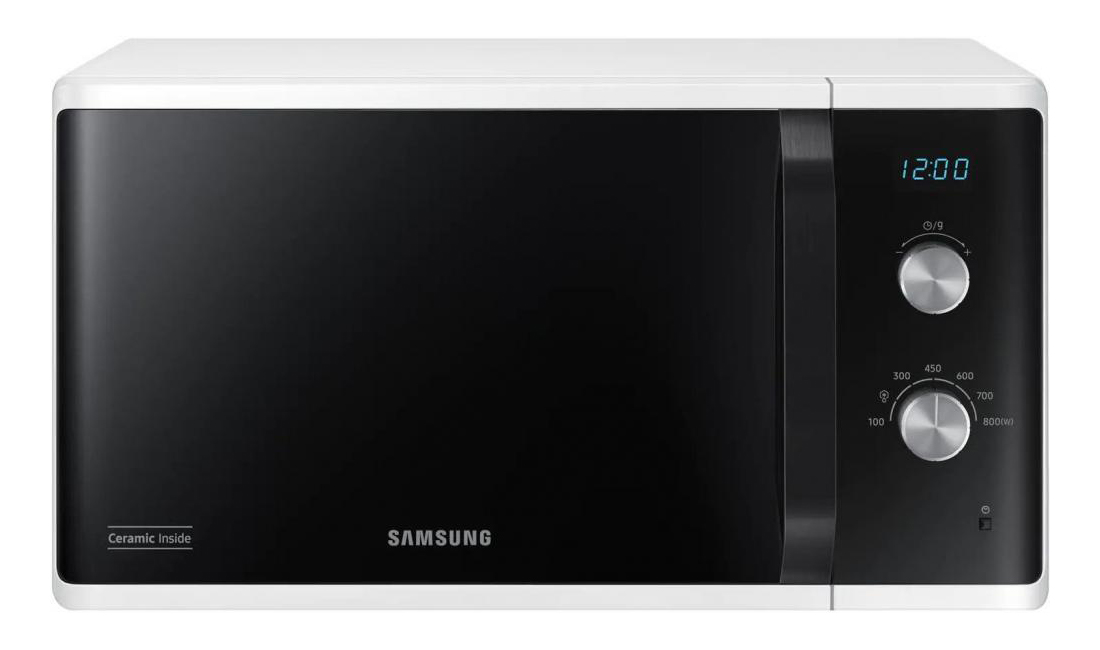 Микроволновая печь соло Samsung MS23K3614AW/BW белый, черный