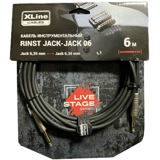 Кабель аудио 1xJack - 1xJack Xline Cables RINST JACK-JACK 06