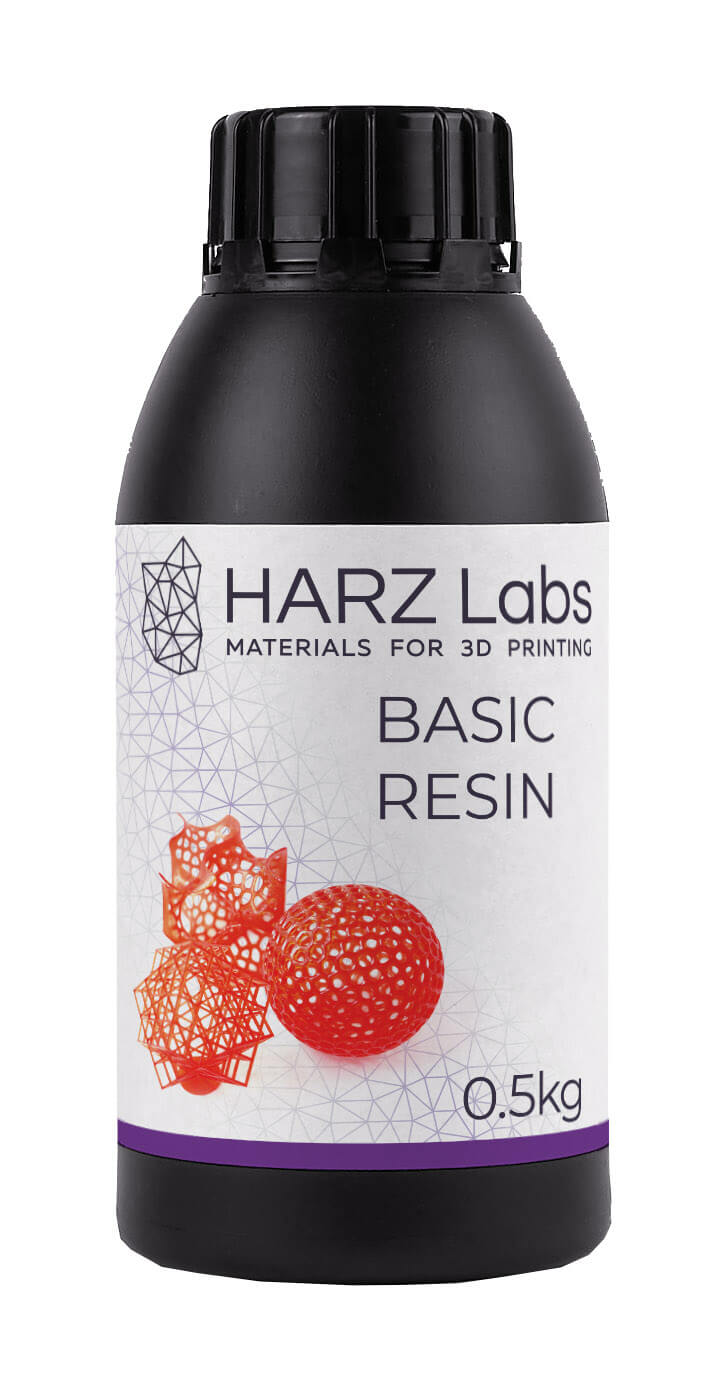 Фотополимер HARZ Labs Basic Resin Red, 0,5 л