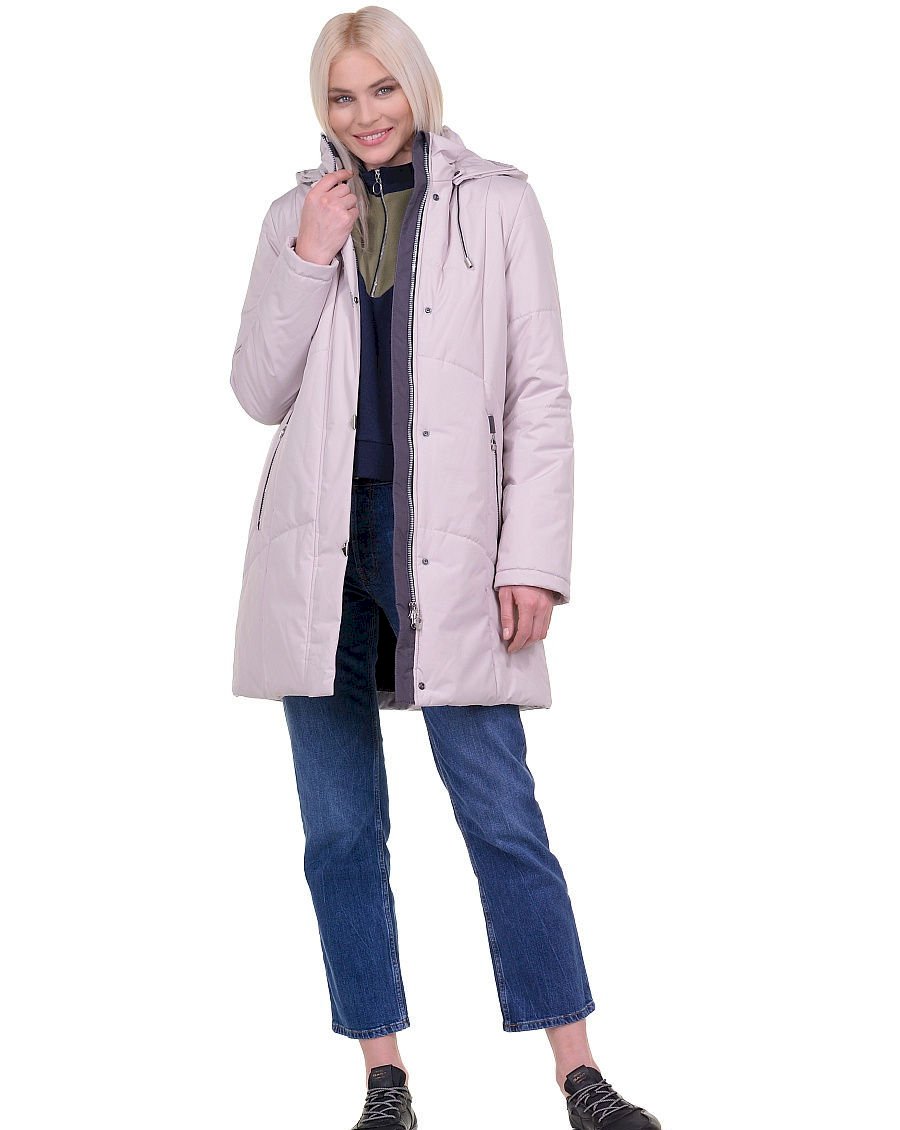 Пальто женское Maritta 22-4016-10 розовое 52 EU