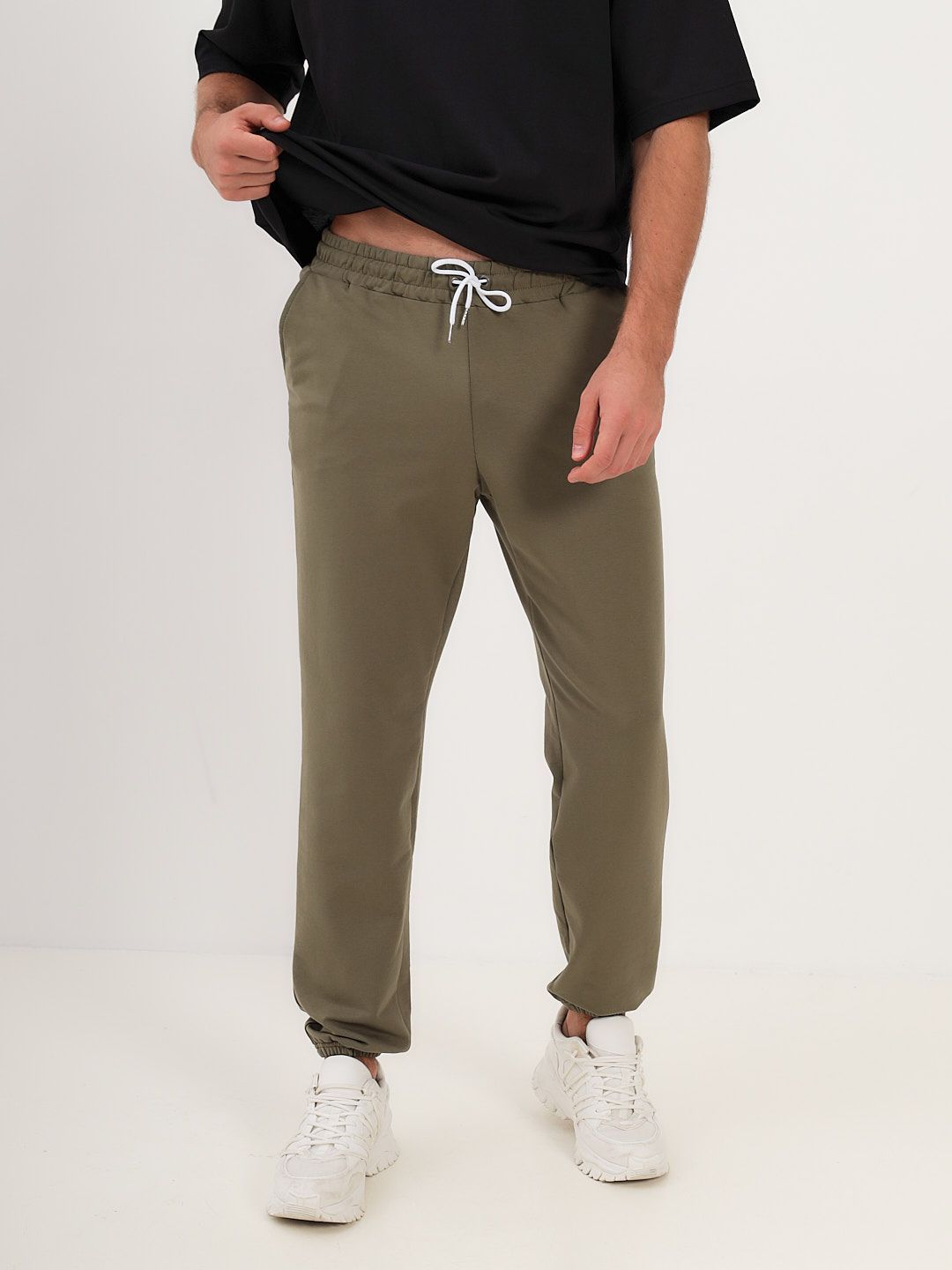 Спортивные брюки мужские MOM №1 MOM-88-3170 зеленые 54