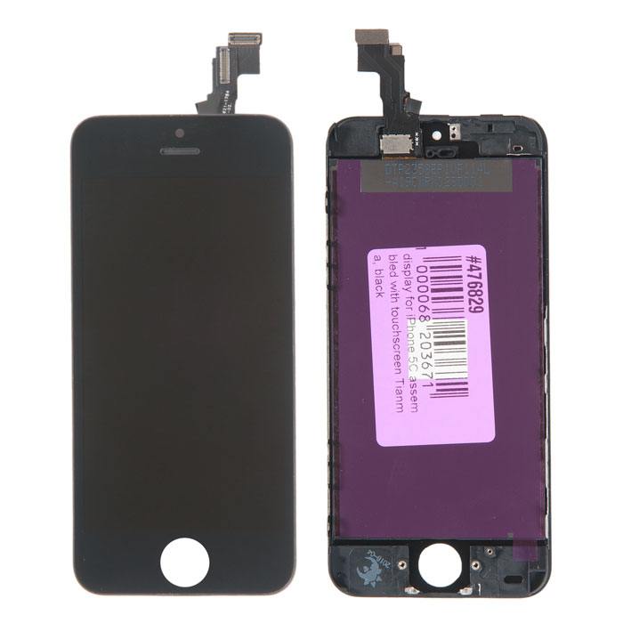 дисплей Rocknparts для Apple iphone 5C в сборе с тачскрином Tianma черный