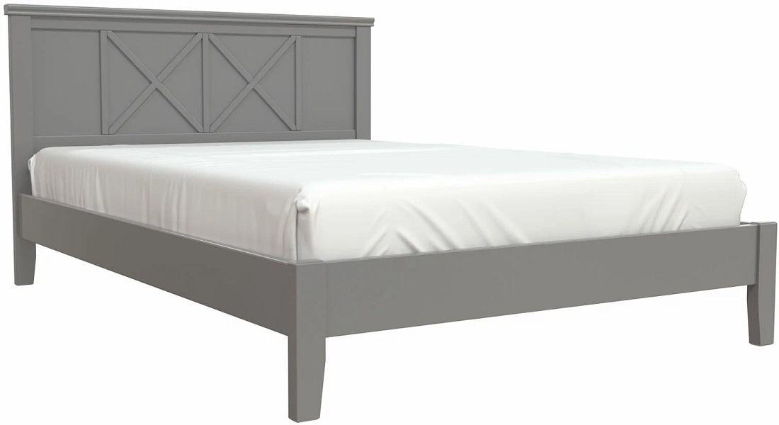 Двуспальная кровать Первый Мебельный Альта Антрацит 160х200 см