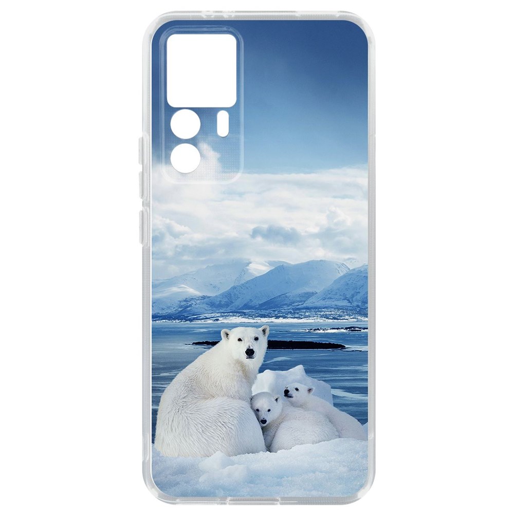 Чехол-накладка Кейс Полярные медведи для Xiaomi 12T