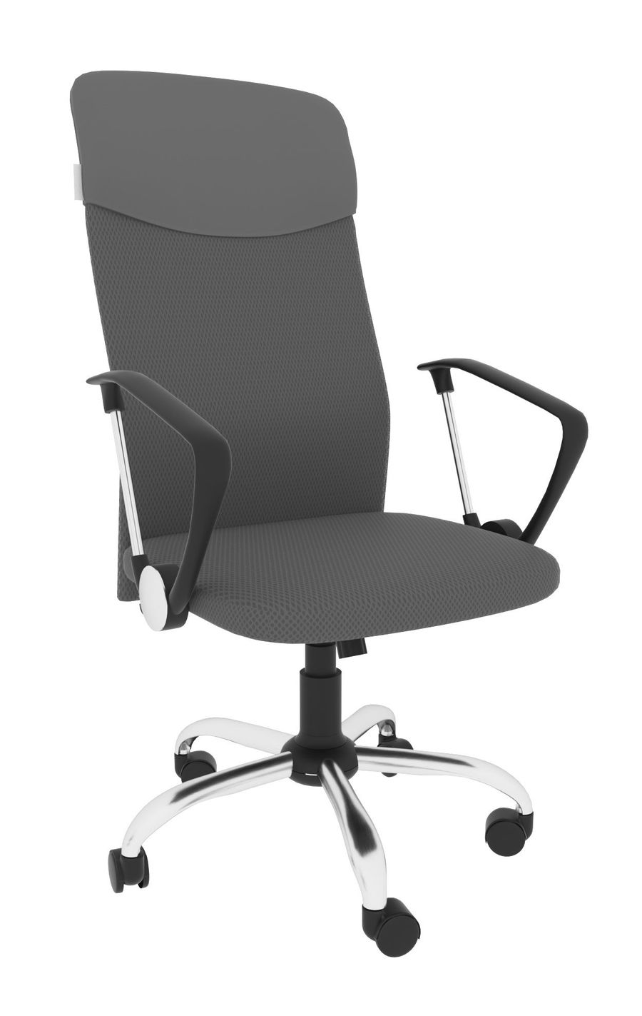 Офисное кресло Экспресс офис 17 Array Leo A топ РС900 хром Ткань сетка светло-серая