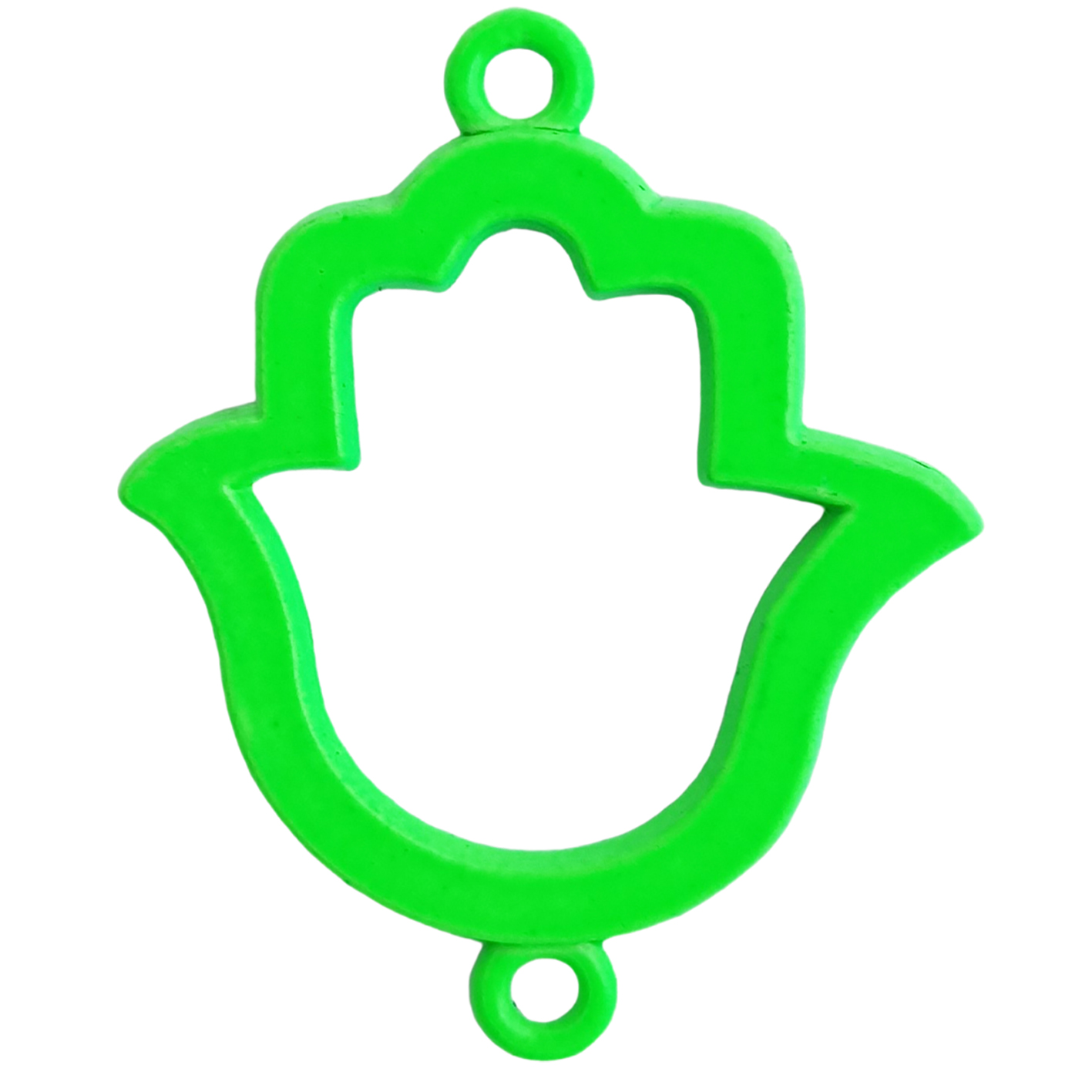 Шарм на браслет Хамса Рука Фатимы World of Judaica WOJ-CHARM-15 зелёный