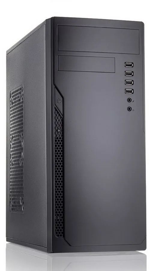 Корпус компьютерный Foxline FL-301 (FL-301-FZ450R) Black
