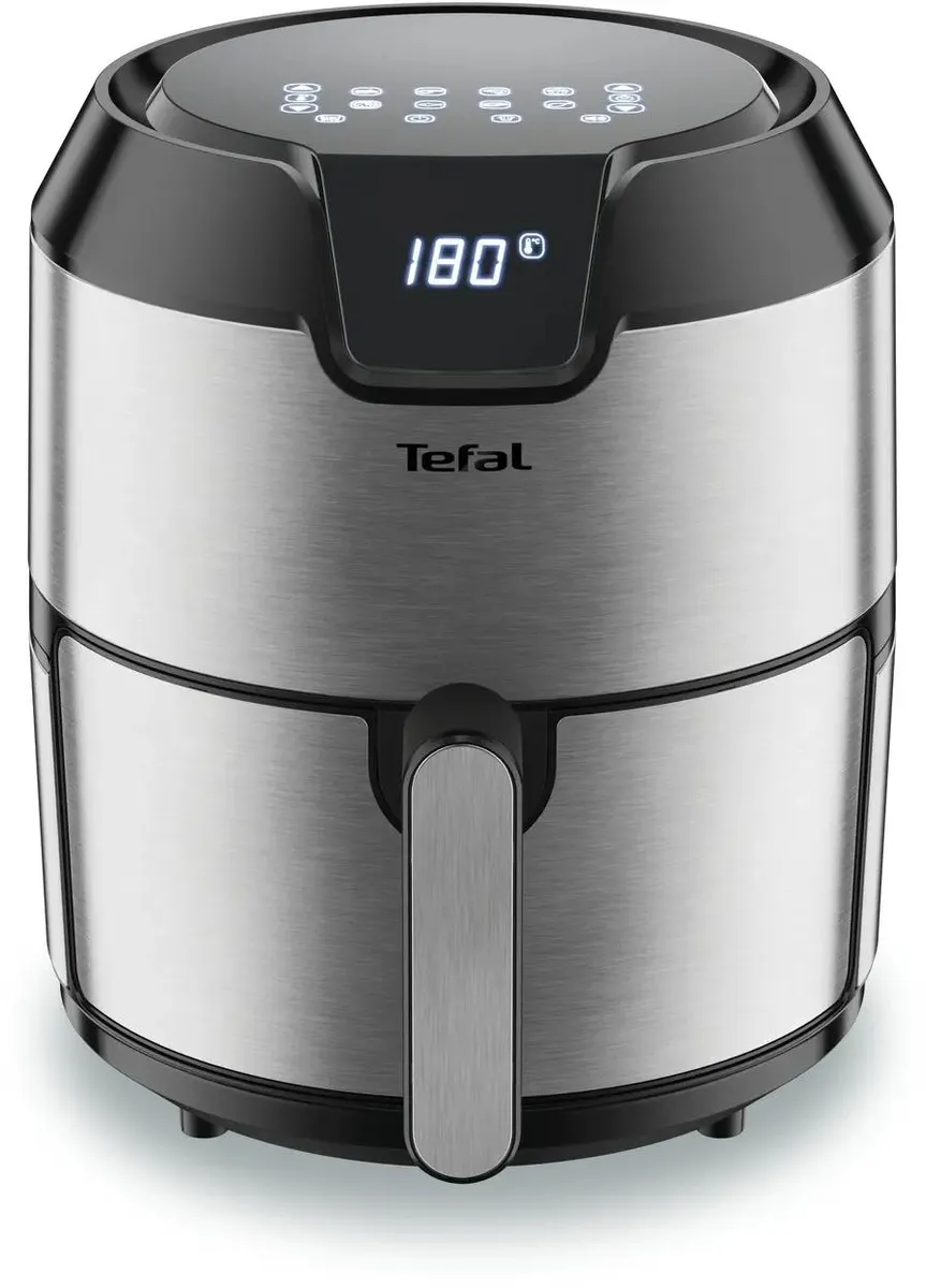 Аэрогриль Tefal Easy Fry Deluxe EY401D15 чёрный-серебристый