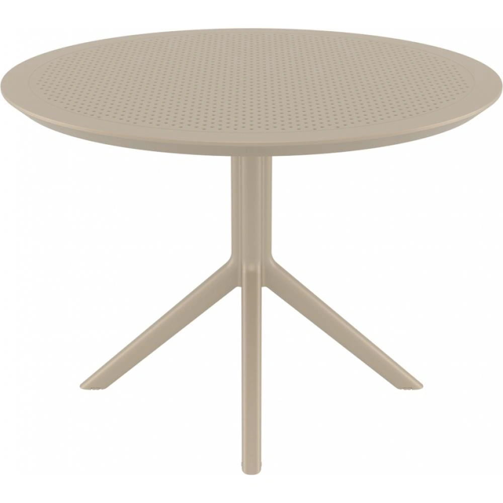 Стол кухонный Siesta Sky Table, 105х105х74 см, Бежевый