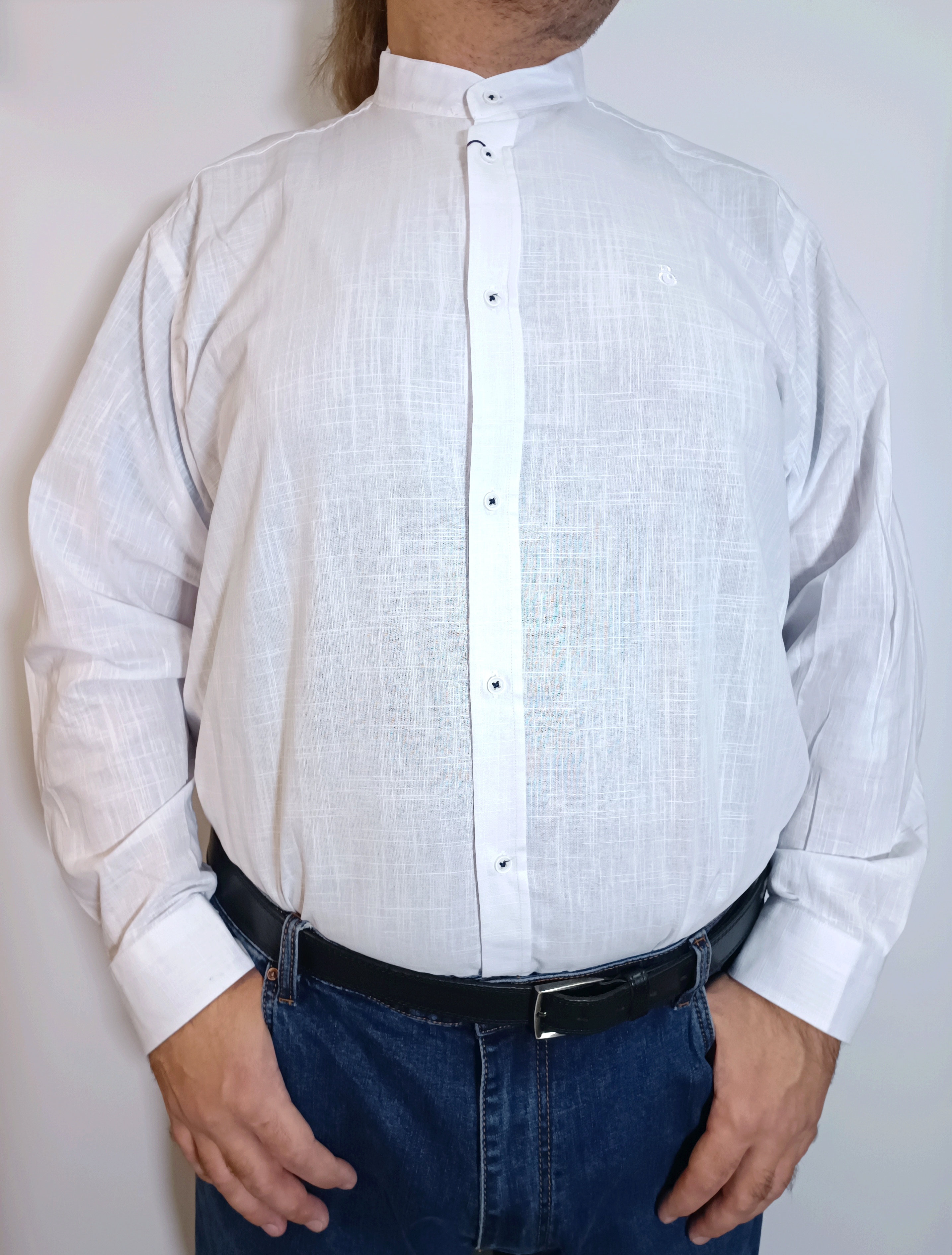 Рубашка мужская Barcotti 115511 белая 2XL