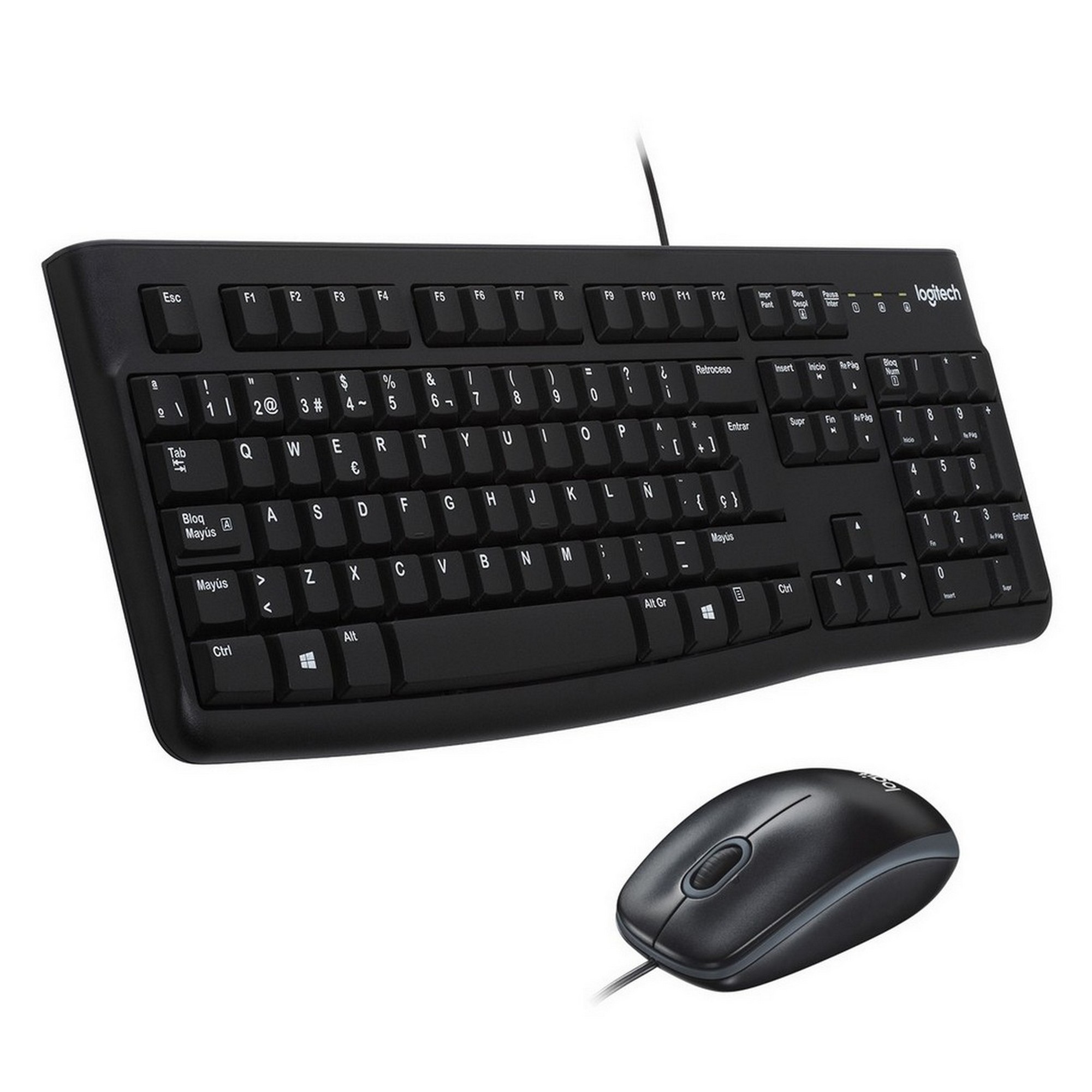 Комплект клавиатура+мышь Logitech MK120 (920-002561)