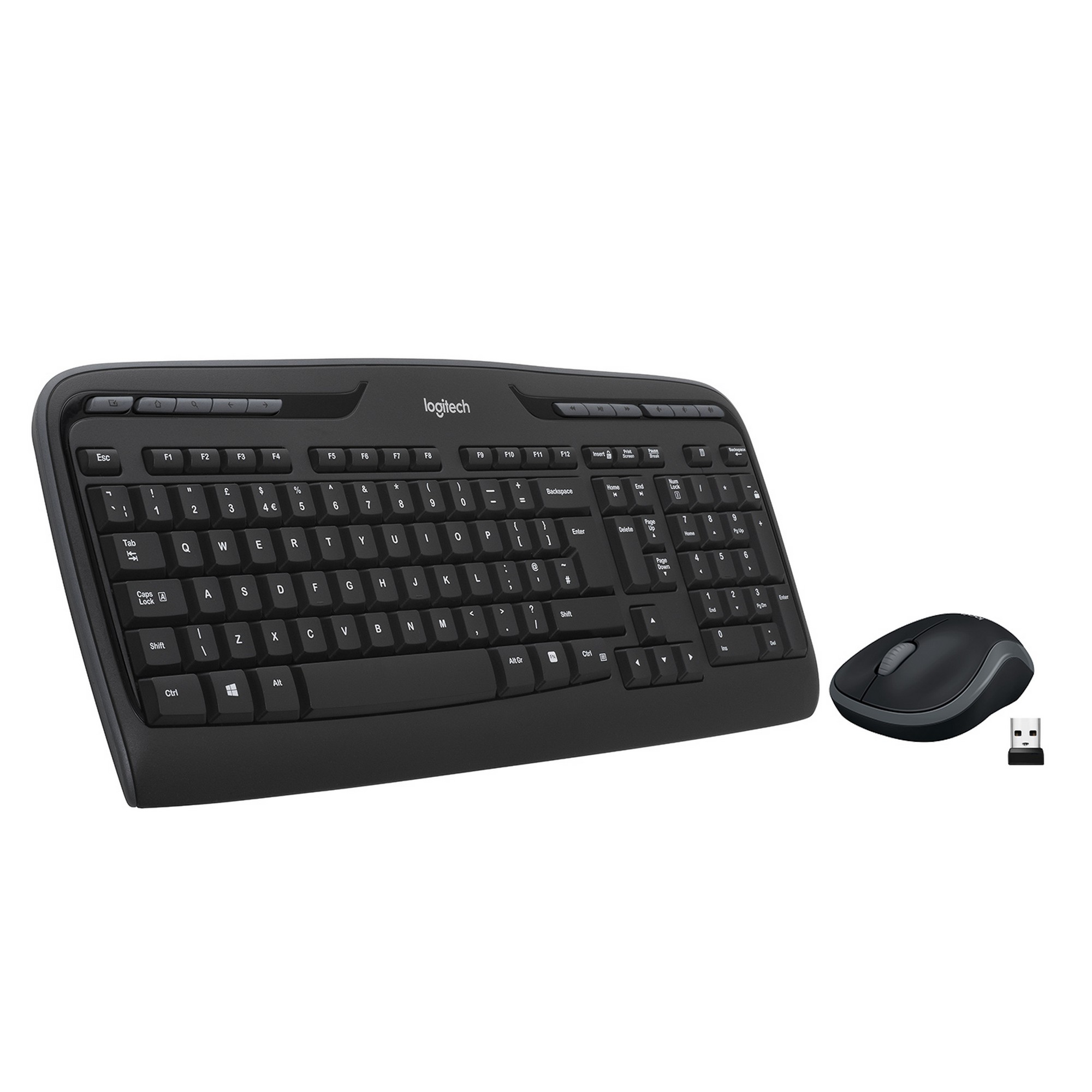 Комплект клавиатура+мышь Logitech MK330 Black