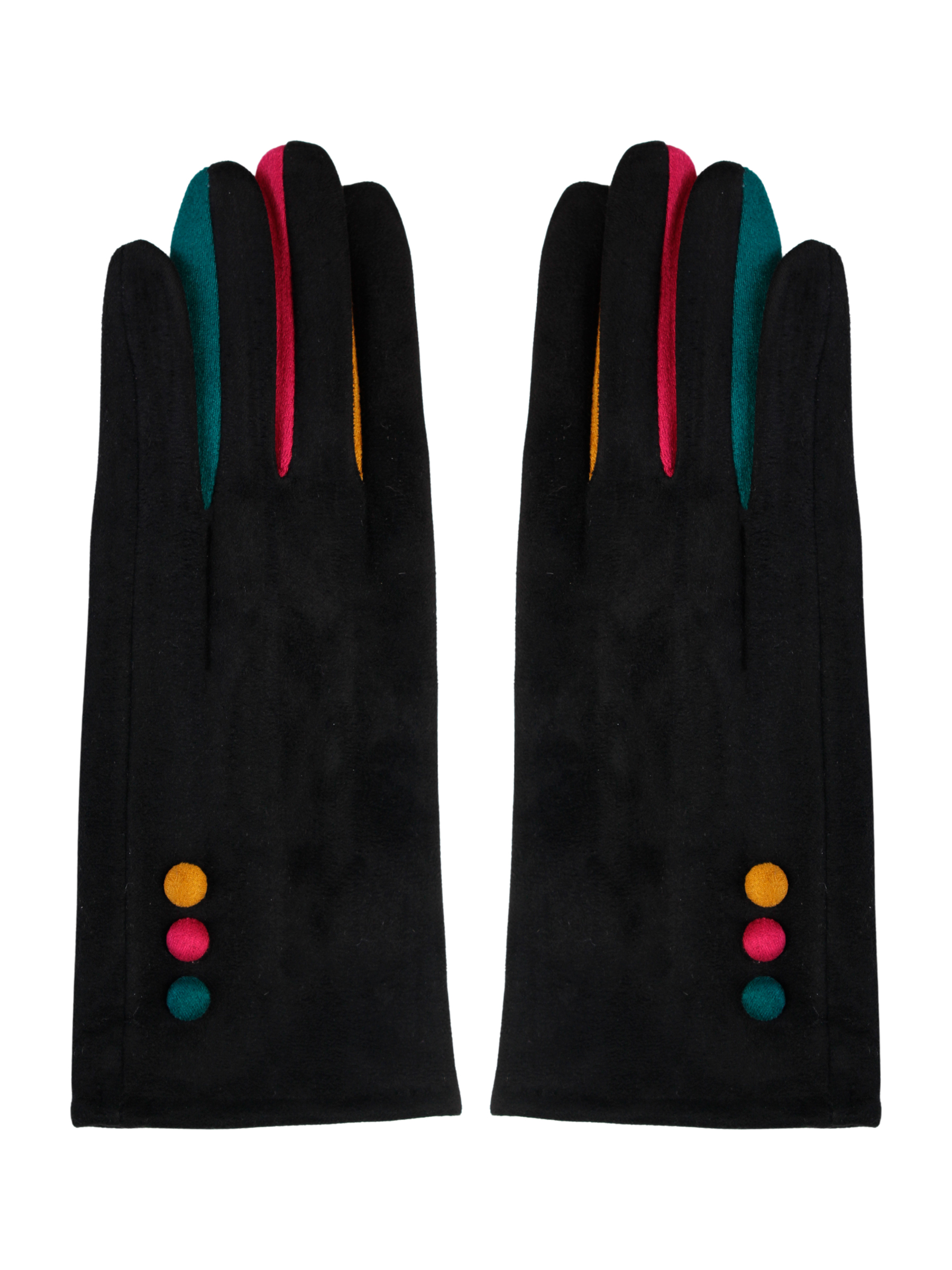 Перчатки женские Pretty Mania ZW-ANG164 черные, one size