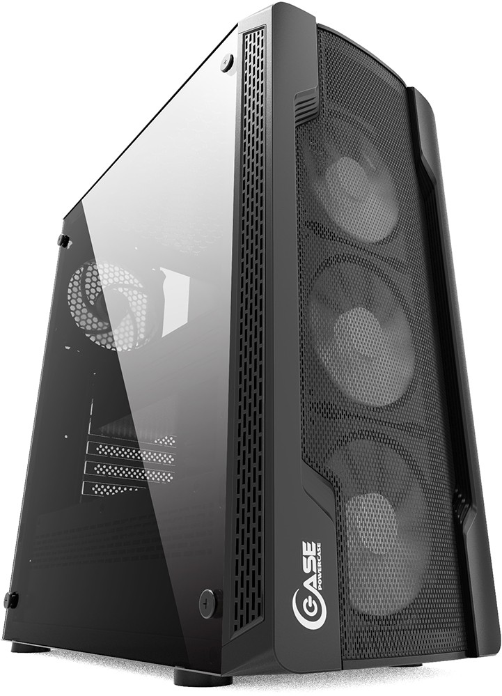 Корпус компьютерный Powercase Mistral X4 Mesh (CMIXB-F4) Black