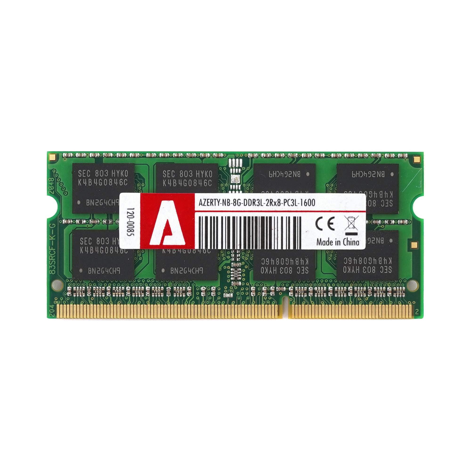 Оперативная память Azerty (120-0085) DDR3L 1x8Gb 1600MHz