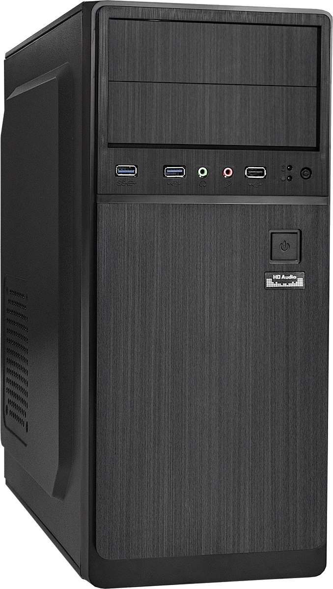 Корпус компьютерный ExeGate XP-402U2 (EX287145RUS) Black