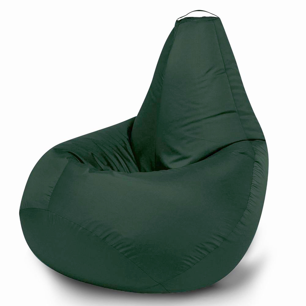 Кресло мешок груша XXL Миди, оксфорд, зеленый